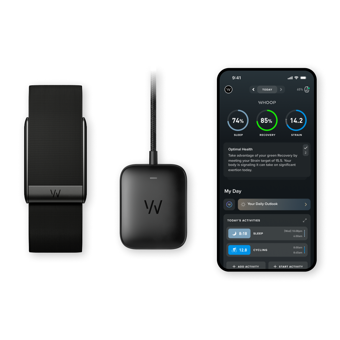 Start With WHOOP One | Performance Tracking Activity Monitor – Whoop